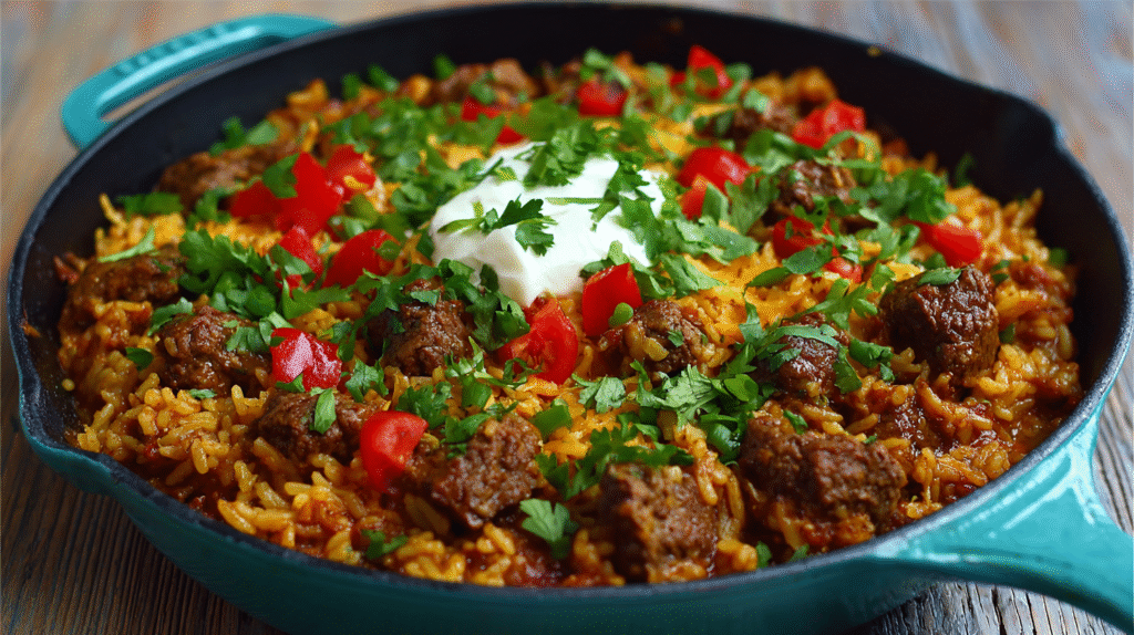 Easy One-Pot Mexican Beef Dinner Recipe (A 30-Minute Fiesta!) - CopyCat ...